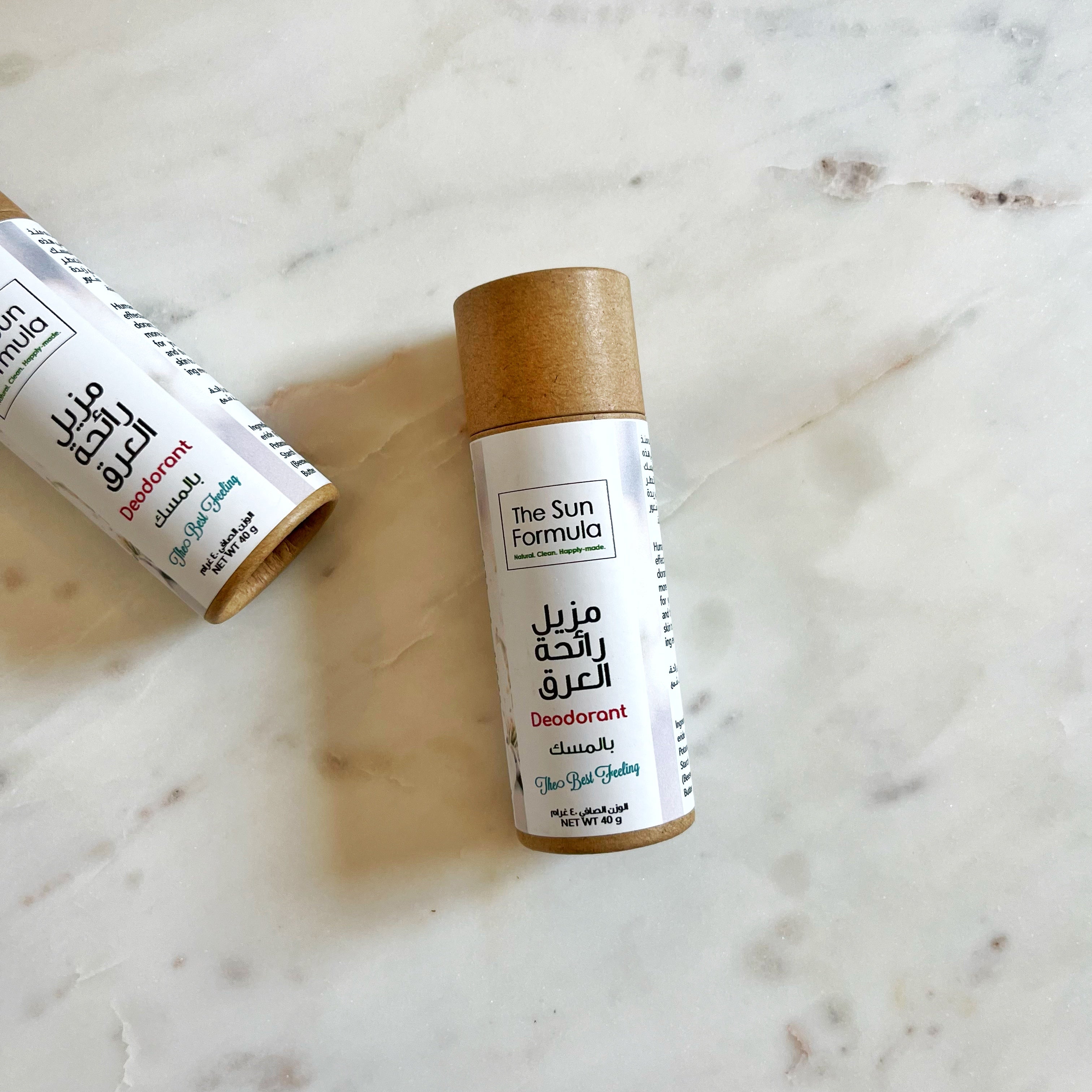 مزيل رائحة العرق بالمسك – The Sun Formula